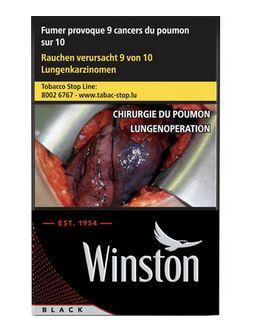 Winston Black 10*20 - Cigarettes