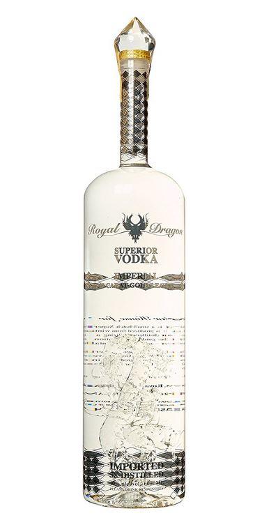 Royal Dragon Vodka Imperial + 23 Karat Blattgold - Vodka
